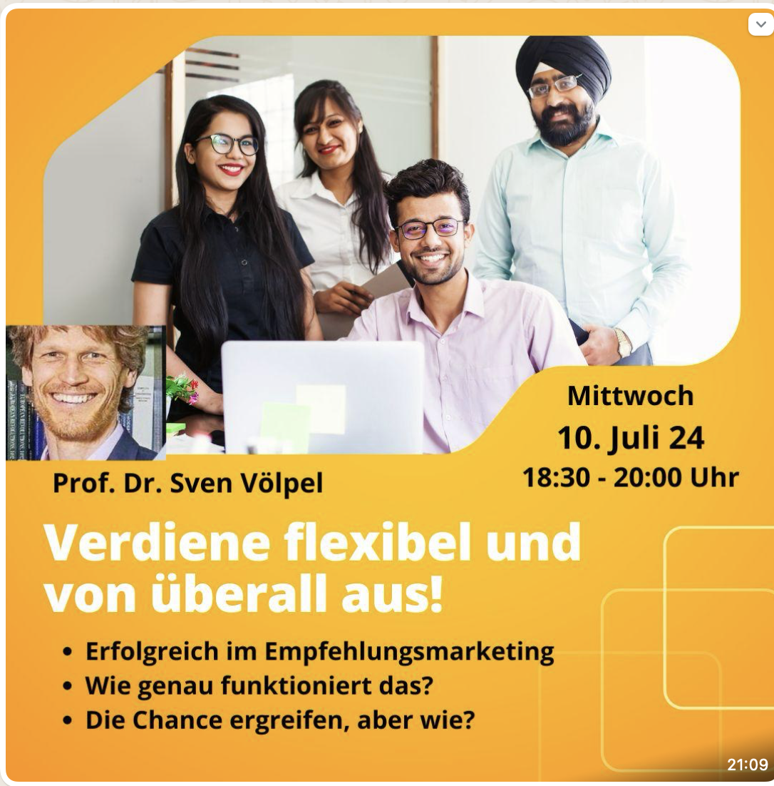 Jungbrunnen-Einladung von Prof. Dr. Voelpel - human-experts.de